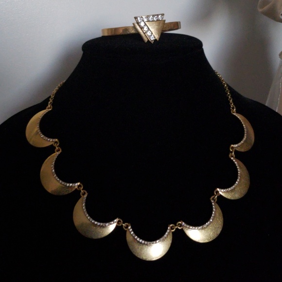 J. Crew | Jewelry | J Crew Necklace And Bracelet Set | Poshmark